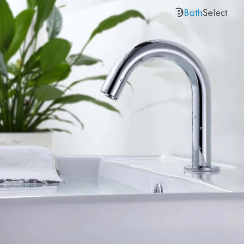 BathSelect Brio Commercial Chrome Touchless Volume Automatic Sensor ...