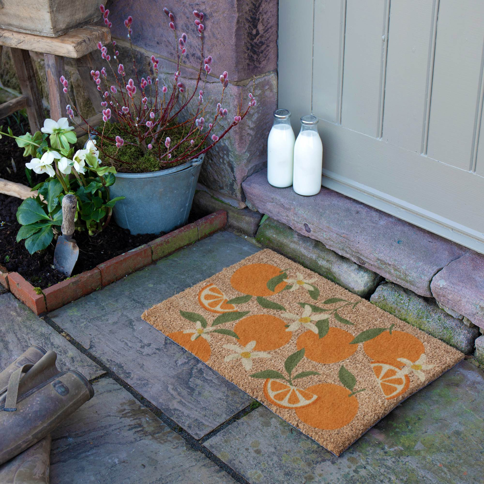 Lark Manor Pattern Coir Doormat | Wayfair.co.uk