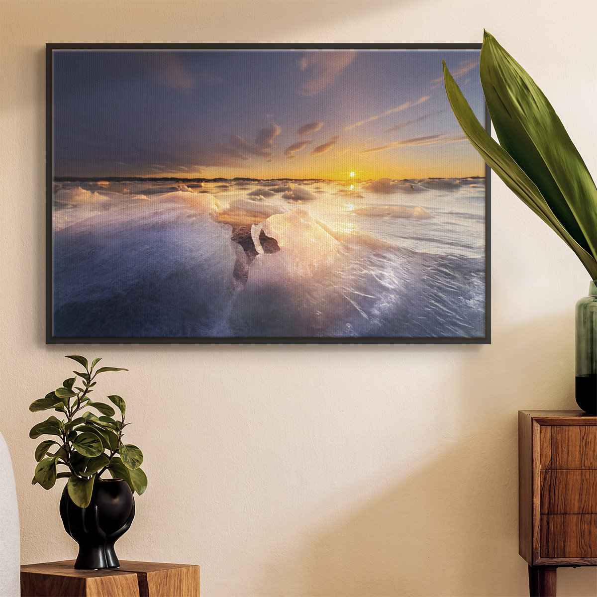 Wexford Home Breakthrough - Floater Frame Print on Canvas | Wayfair