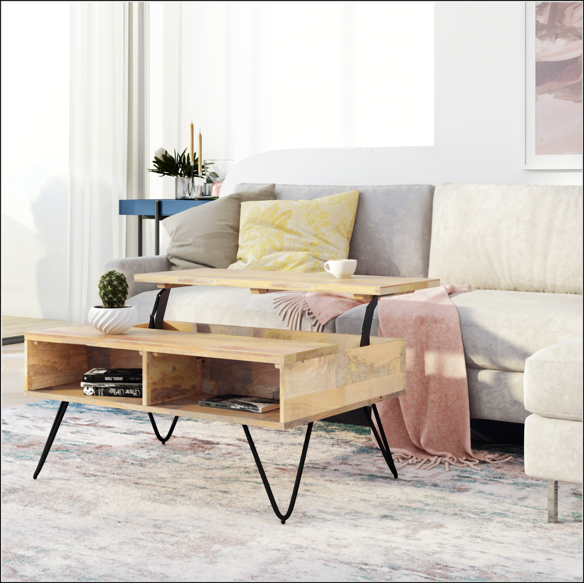 George Oliver Small Lift Top Coffee Table | Wayfair