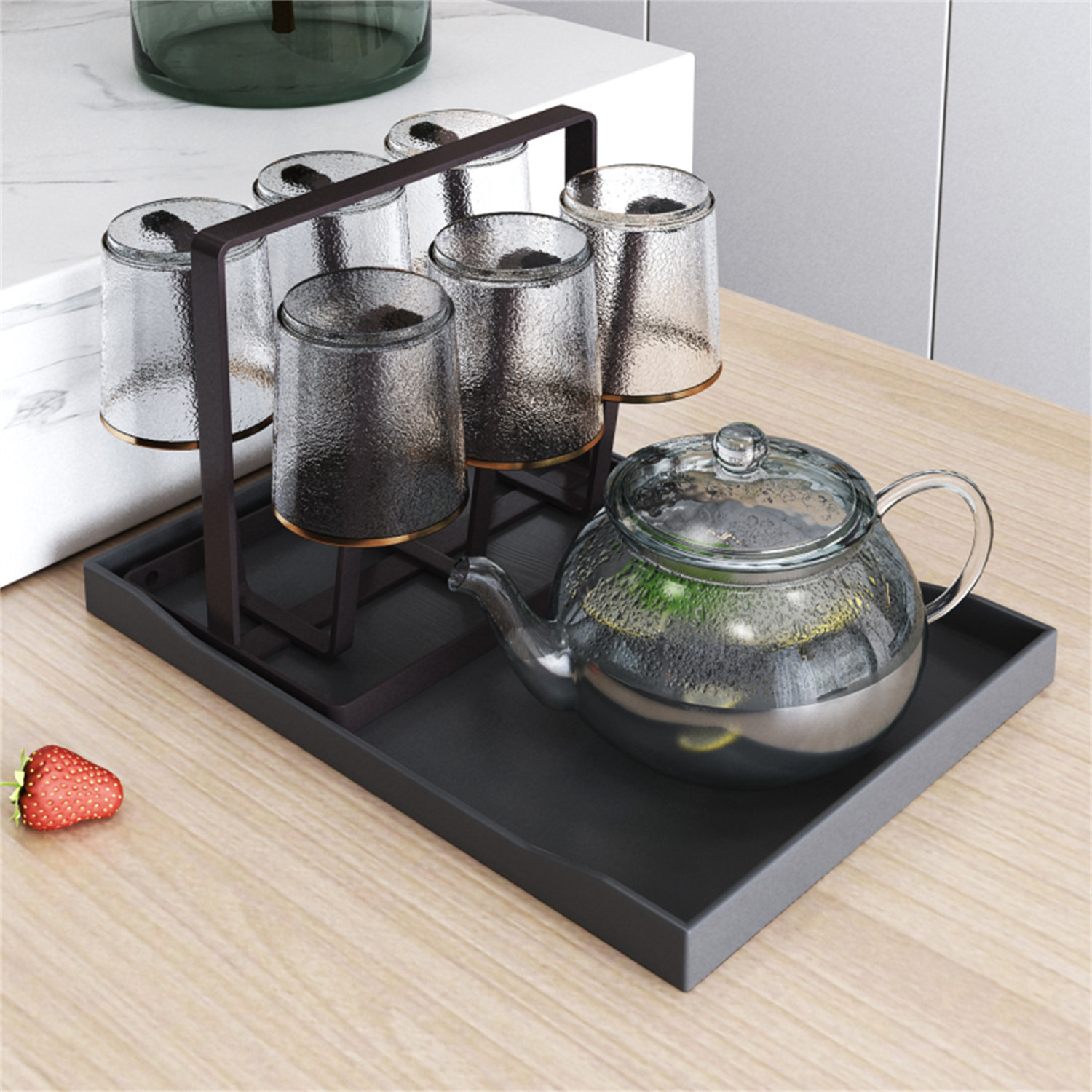 Latitude Run® Home Water Cup Rack | Wayfair