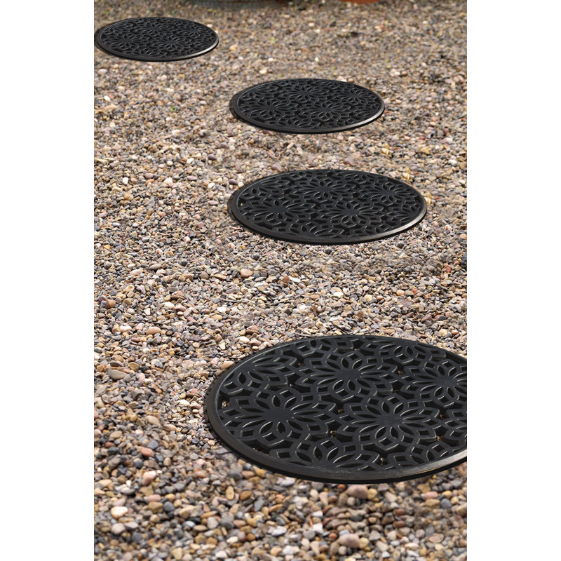 Lark Manor™ Alora Rubber Multi Functional-Garden Stepping Stone Mat ...