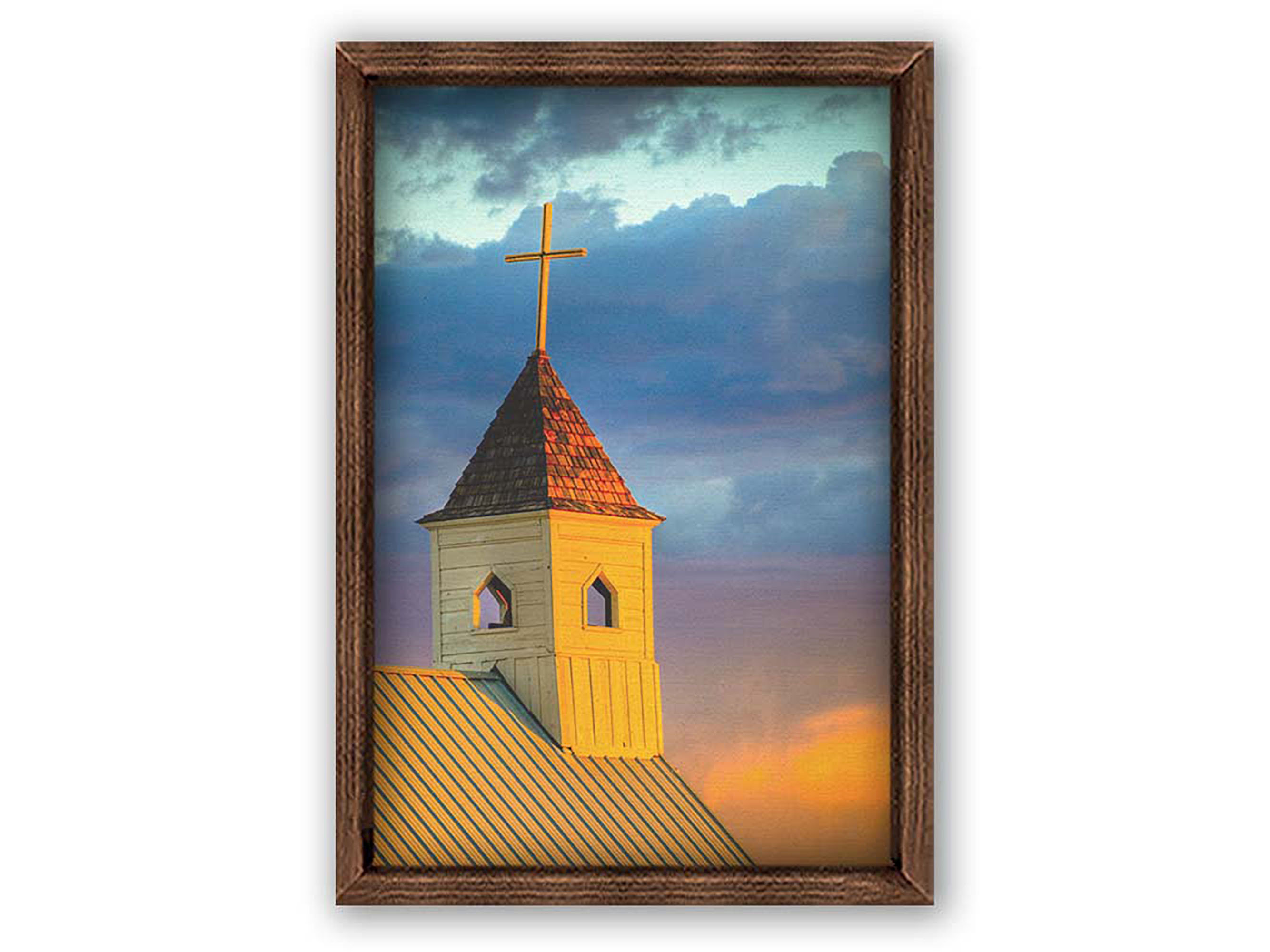 Canora Grey Church Against a Sunset Sky by Kelly Wade. Paper Print ...