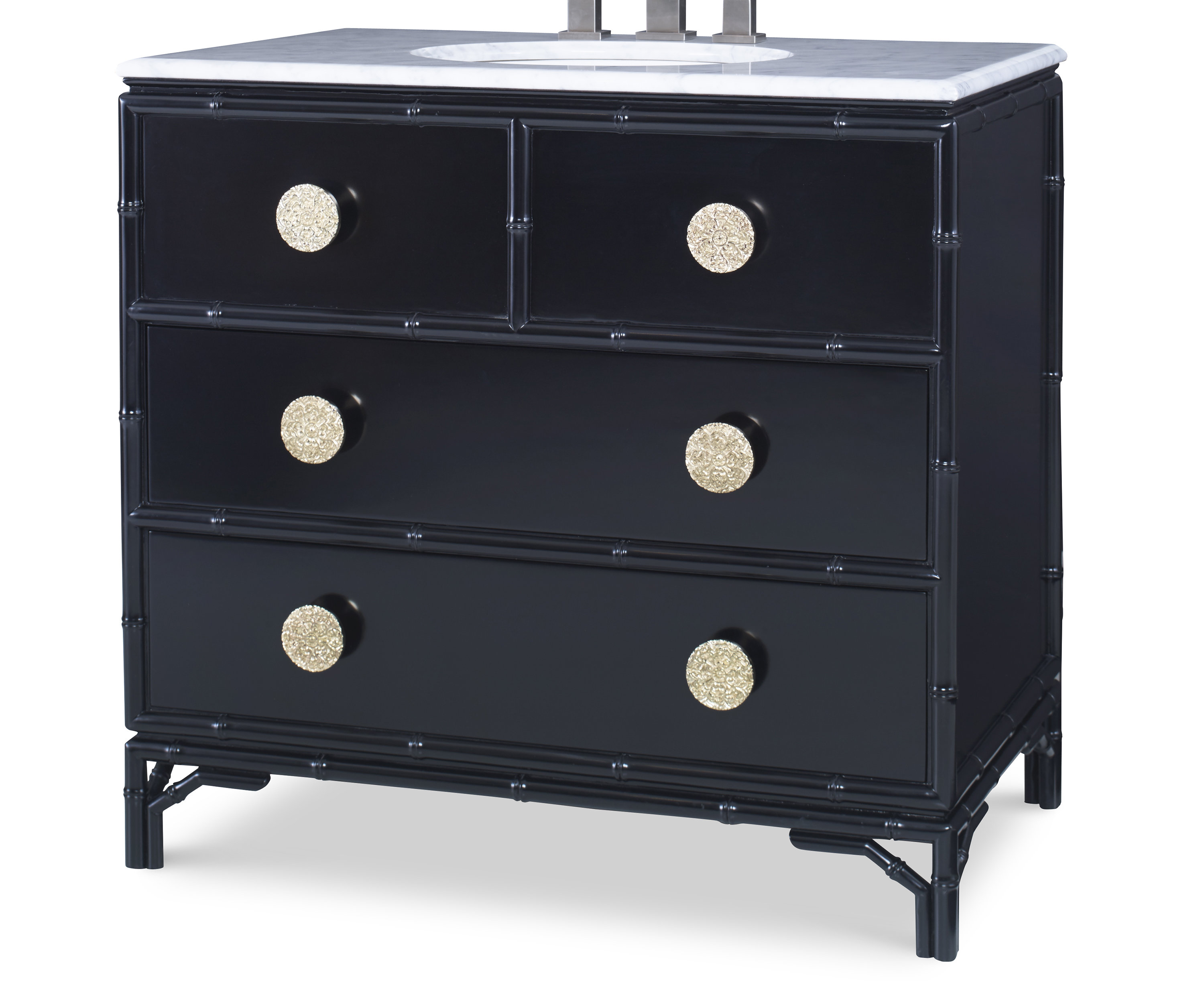 Ambella Bamboo 38" Single Bathroom Vanity Set | Perigold