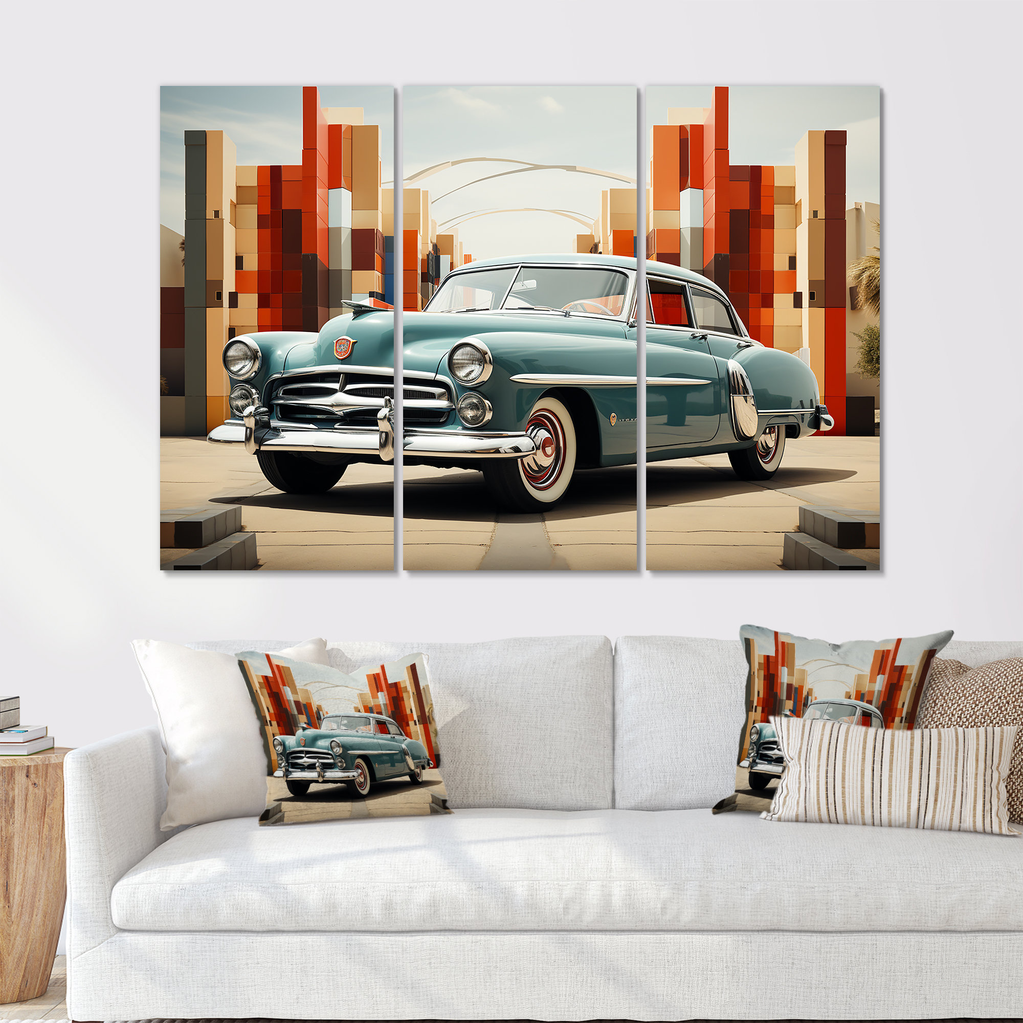 Trent Austin Design® Cubist 1950S Car Vintage Evolution - Car Vintage ...