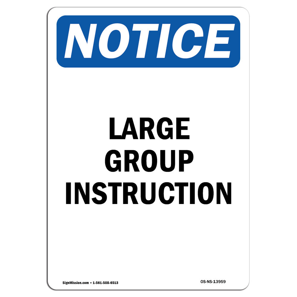 SignMission Large Group Instruction Sign | Wayfair