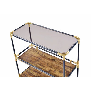 Mercer41 Yuma 33.99'' Glass Top Console Table | Wayfair