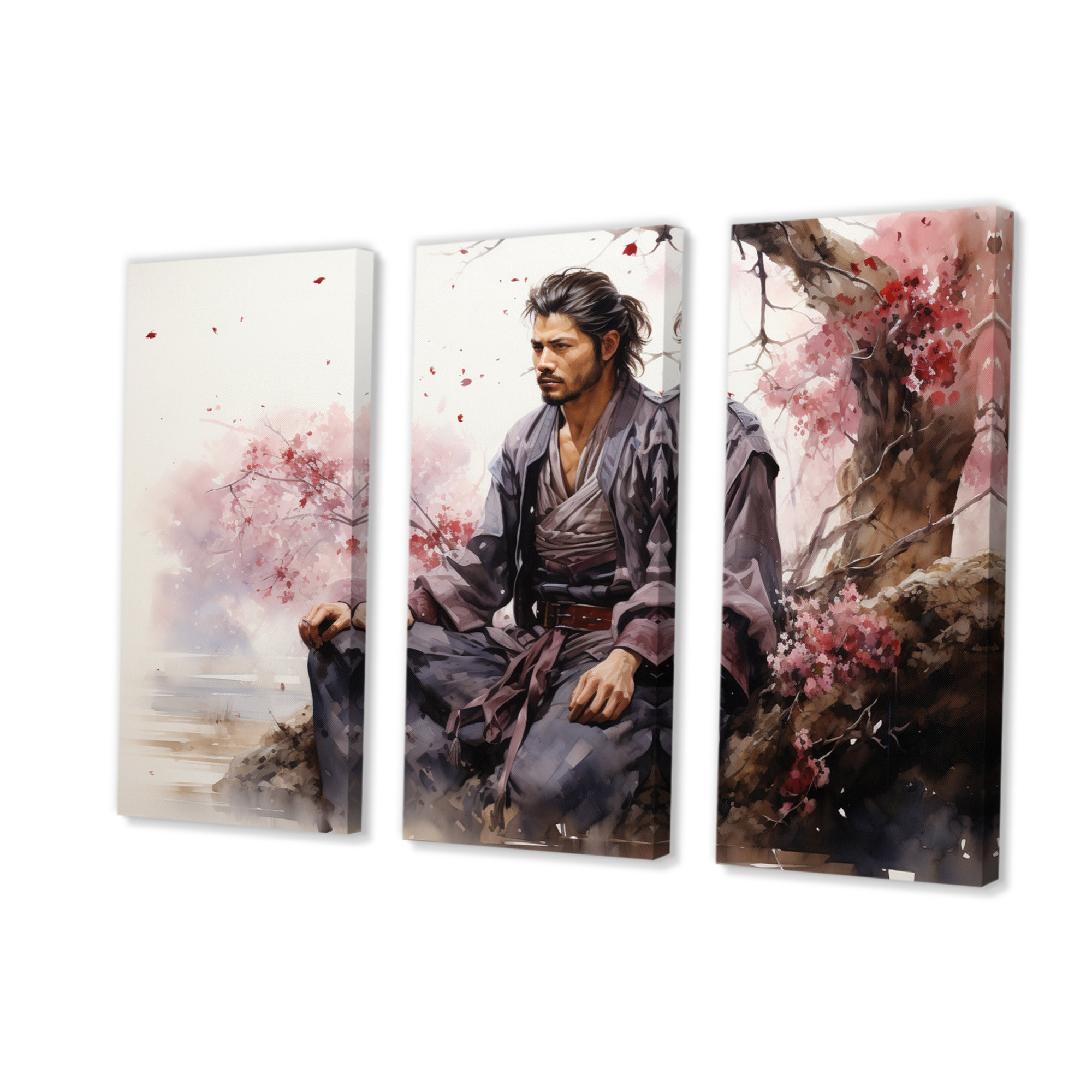 Red Barrel Studio Asian Art Samurais Resolve V - Asian Wall Art Living ...