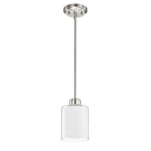 Brushed Nickel Pendant Lighting You'll Love | Wayfair