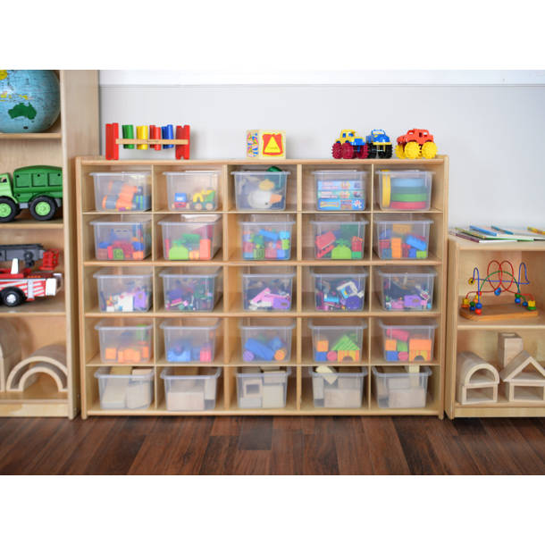 Wood Designs Contender 30 Compartment Cubby with Bins & Reviews | Wayfair