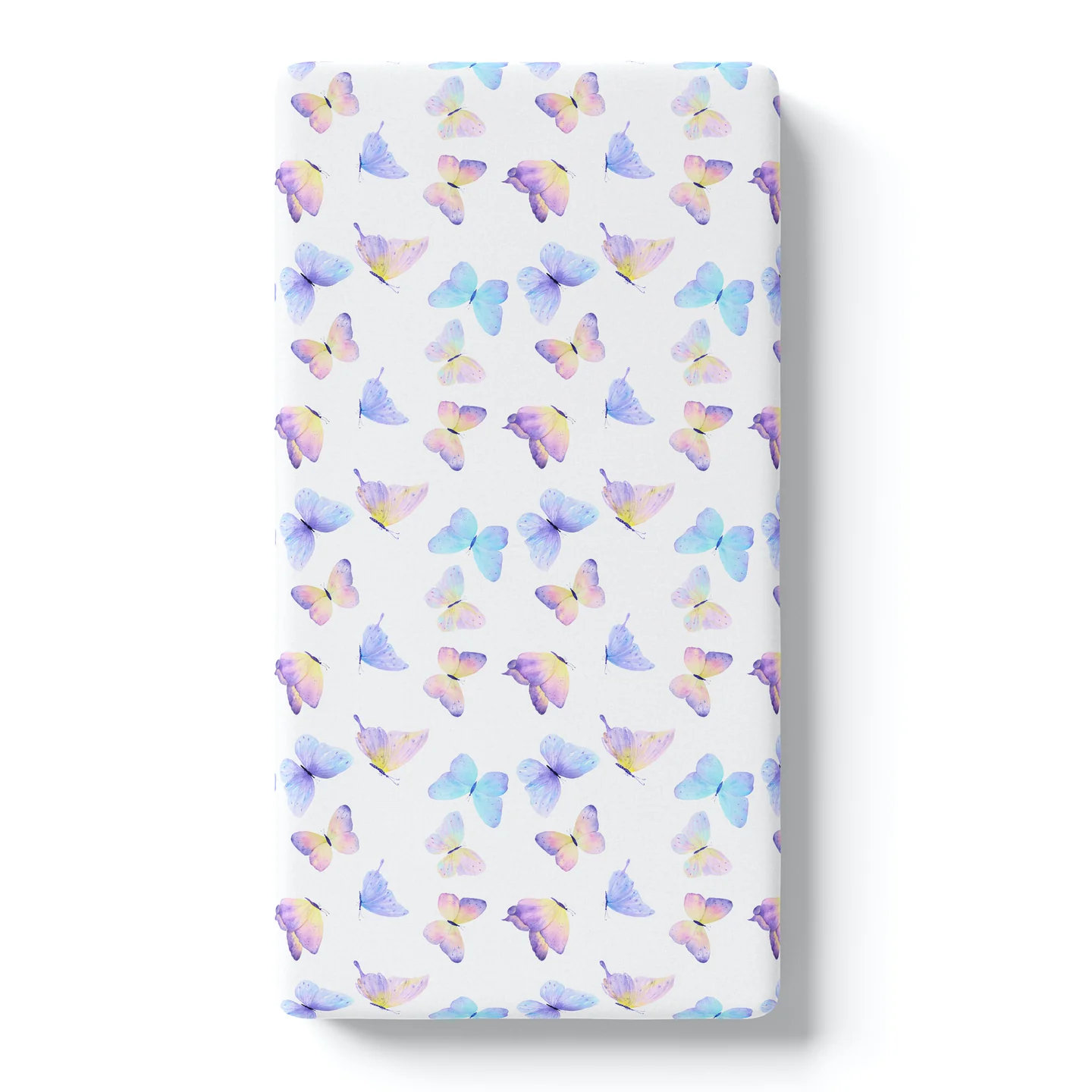 Honey Lemonade Butterfly Twin Size Fitted Sheet - Soft Rayon/Spandex ...