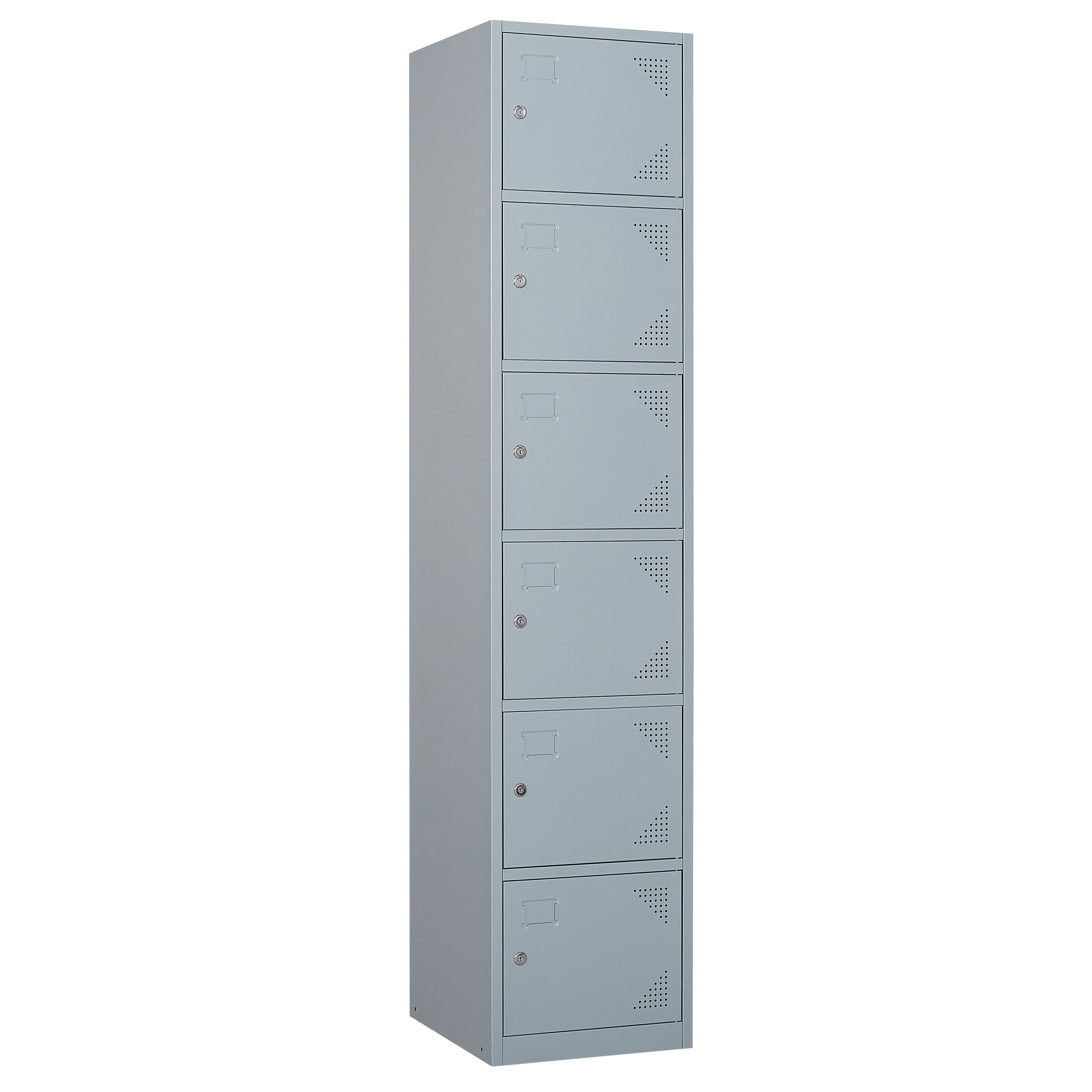 Steelcube 15 Wide Steel Storage Locker with 6 Doors for Employees ...