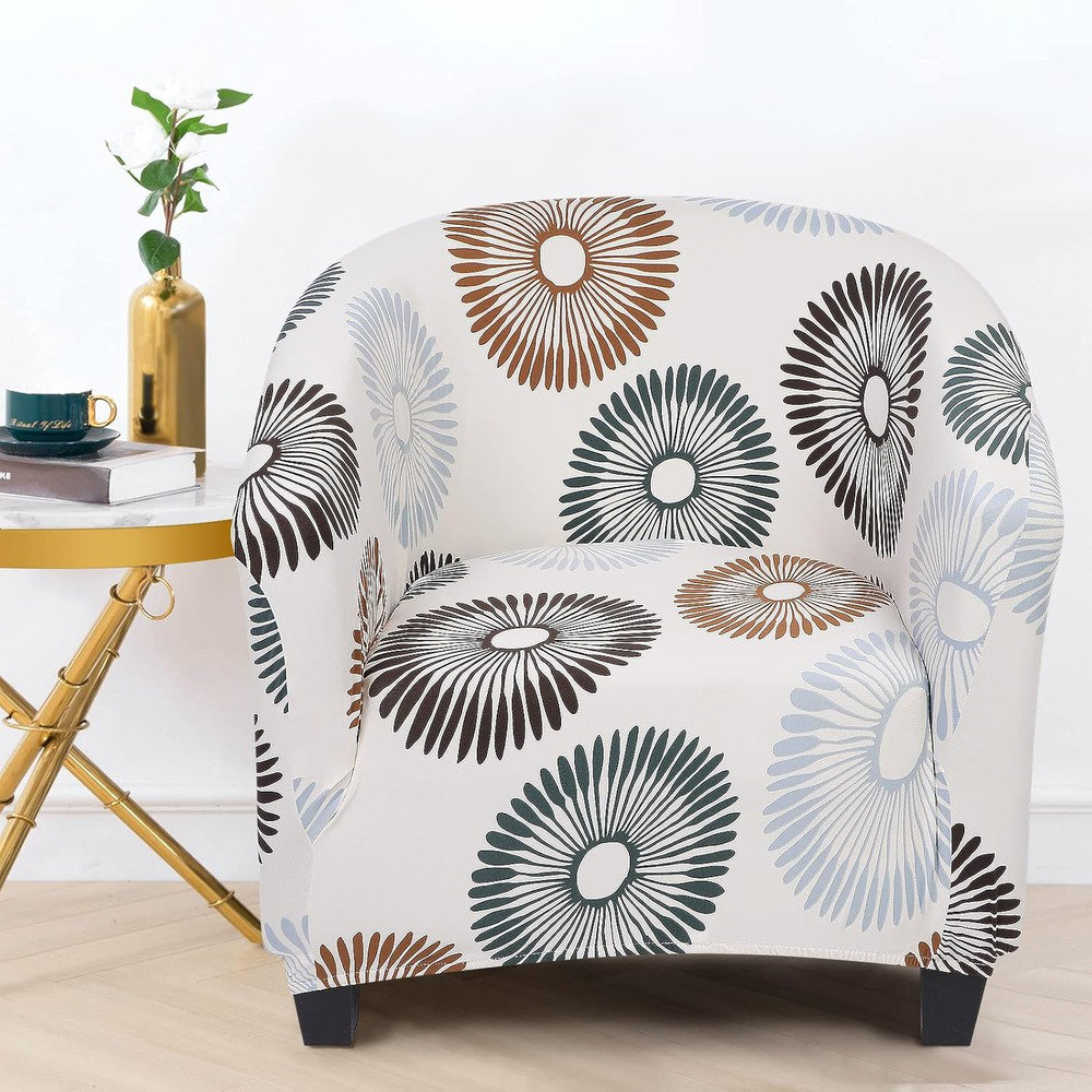 Red Barrel Studio® Club Chair Slipcover Stretch Barrel Chair Covers ...