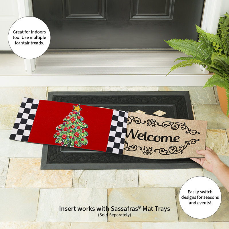 The Holiday Aisle® O' Christmas Tree Sassafras Switch Mat | Wayfair