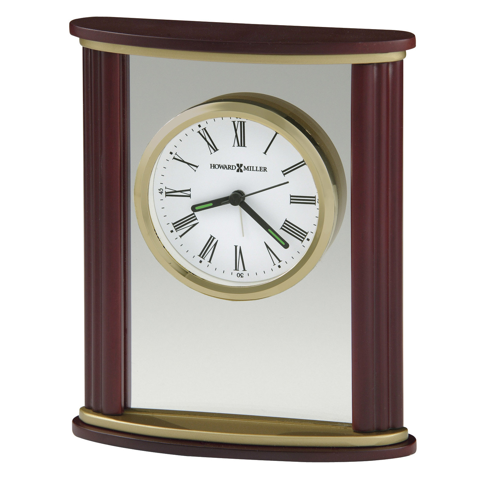 Howard Miller Victor Traditional Roman Numeral Rosewood Wood Quartz ...