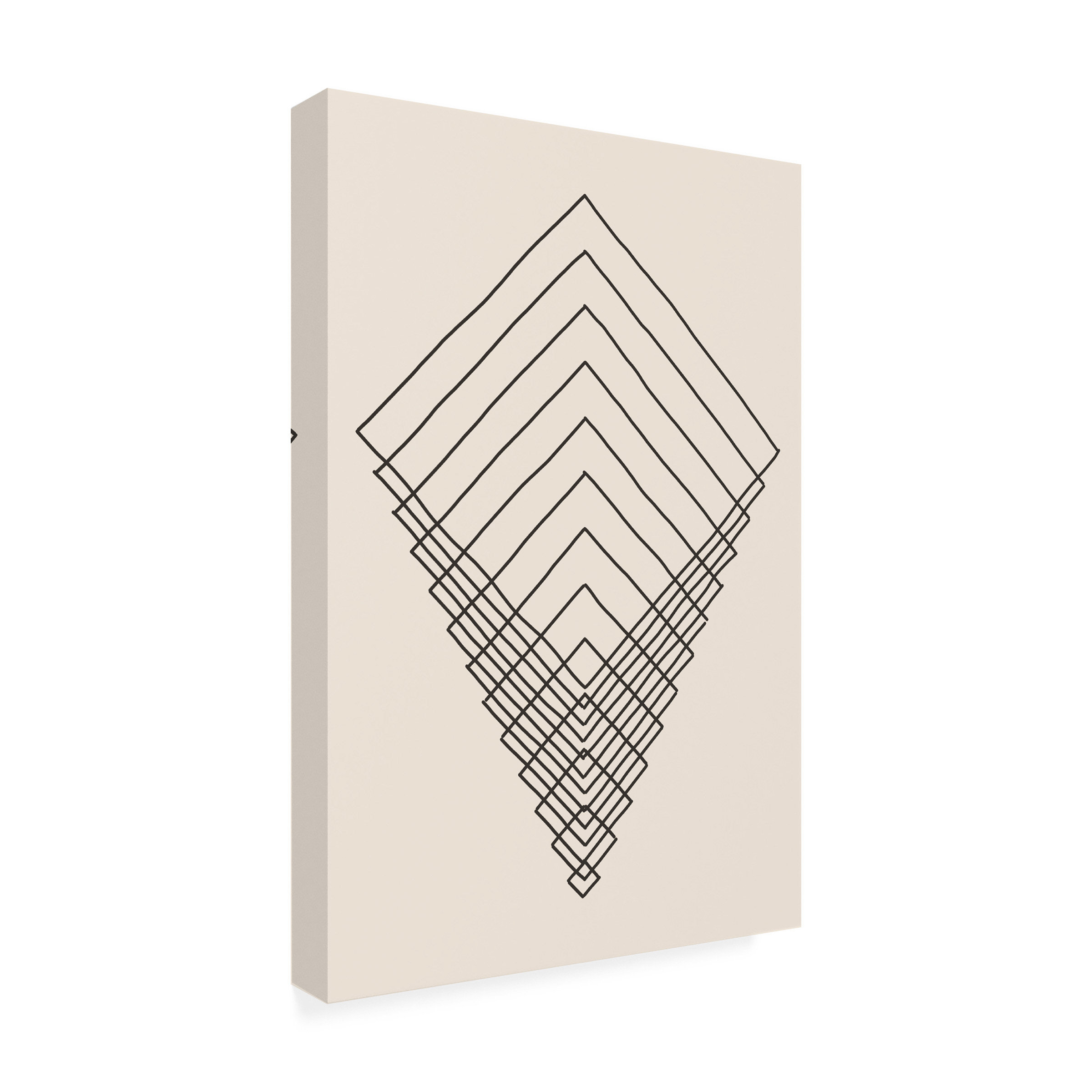 Wrought Studio™ Jay Stanley Imperfect Lines 5 Canvas Art | Wayfair