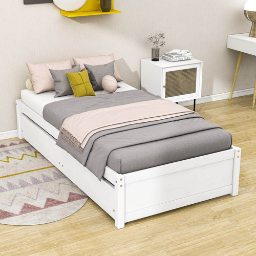 Harriet Bee Ekamdeep Twin Size 2 Drawers Platform Bed | Wayfair