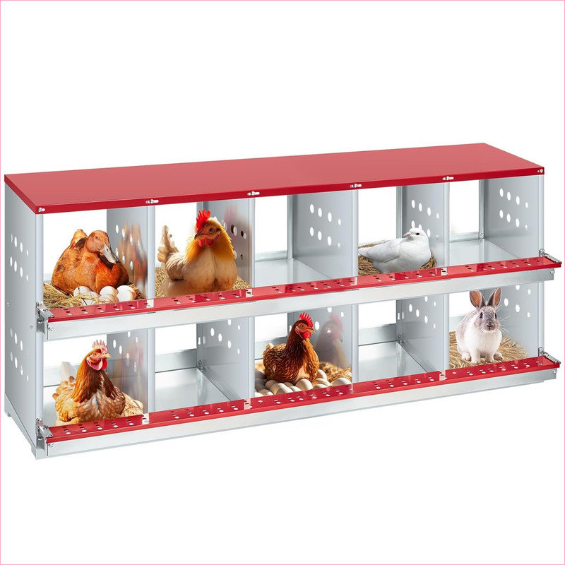 Tucker Murphy Pet™ Chicken Nesting Box, Metal Nesting Box For Laying ...