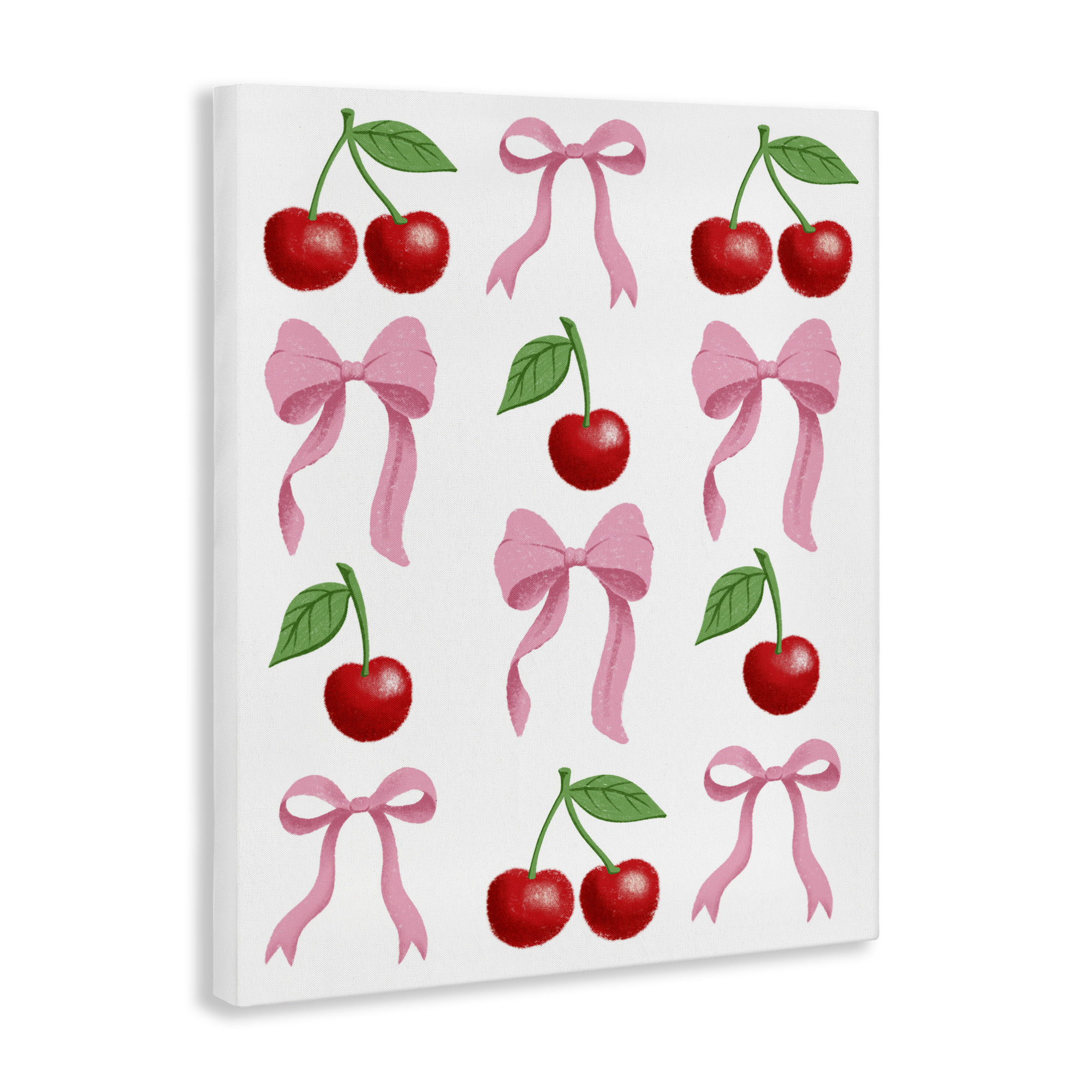 Ophelia & Co. Cherries & Bows Assortment Canvas, design by Marcus Prime ...