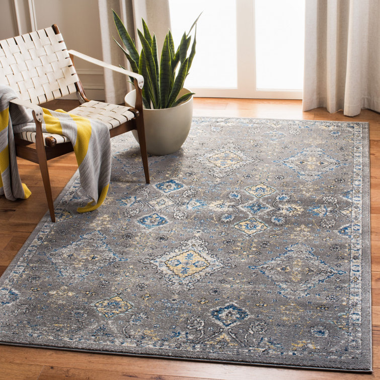Darby Home Co Minonk Performance Geometric Rug & Reviews | Wayfair