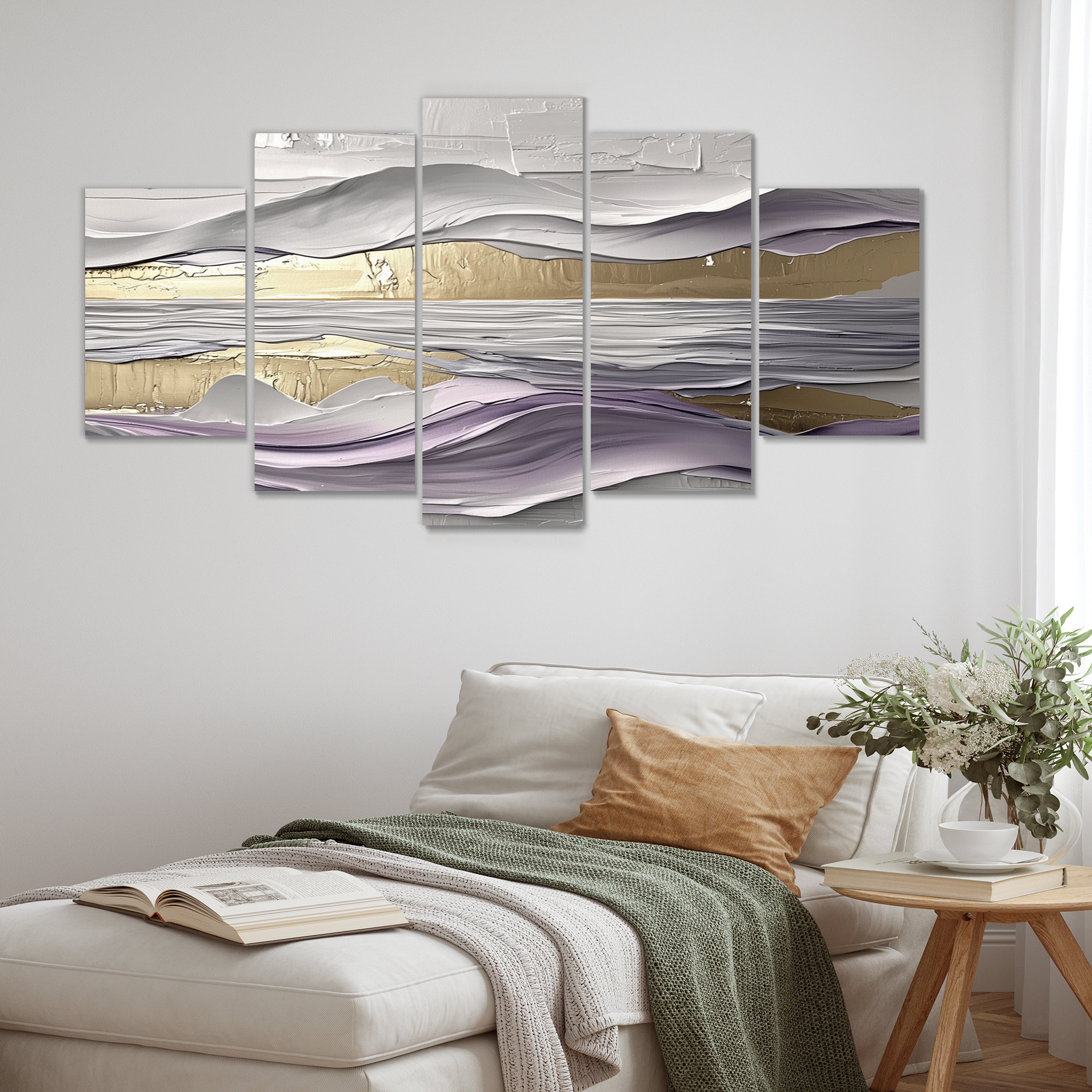 Mercer41 Gardner - Transitional Wall Art - Modern Wall Art Decor Set ...