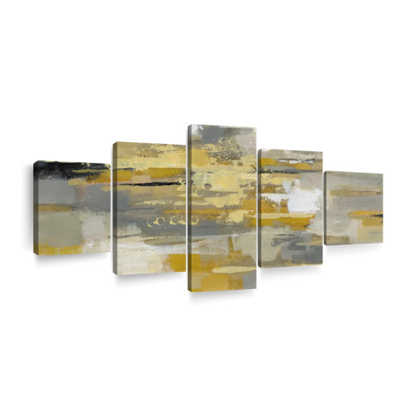 Brayden Studio® Urban Walkway On Canvas 5 Pieces Set | Wayfair