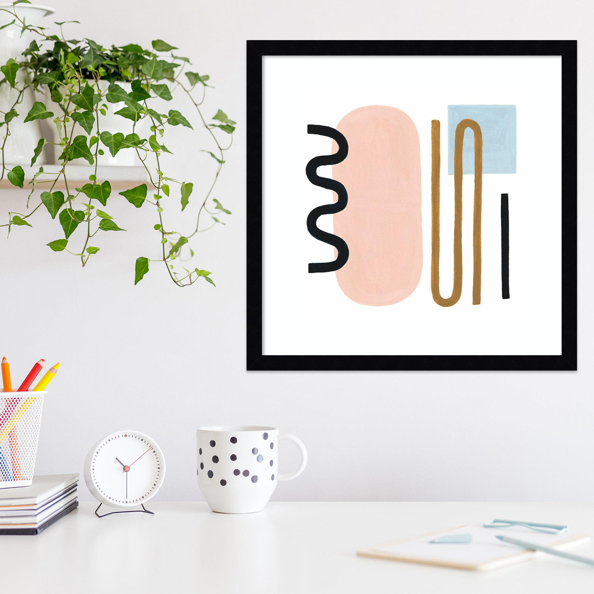 Wade Logan® Informal Formation I by Grace Popp - Picture Frame Painting ...