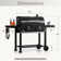 Alphamarts 34" Dual Zone Charcoal BBQ Grill with Liftable Trays and 2 ...