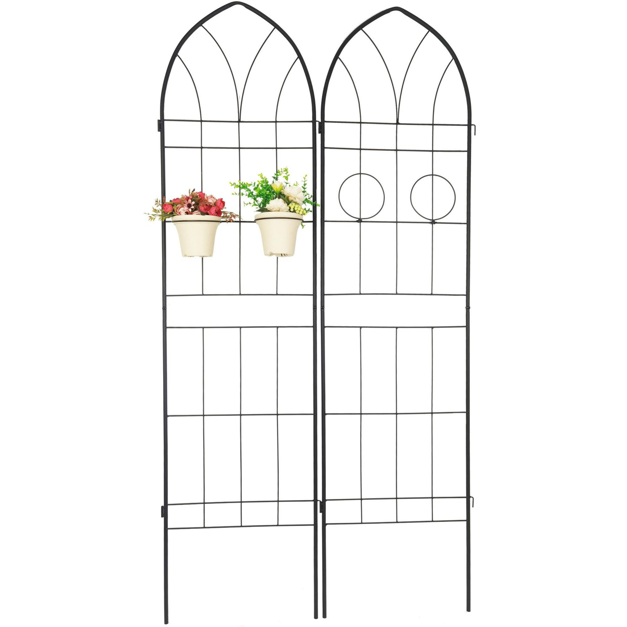 Red Barrel Studio® Metal Garden Trellis Rustproof Trellis | Wayfair