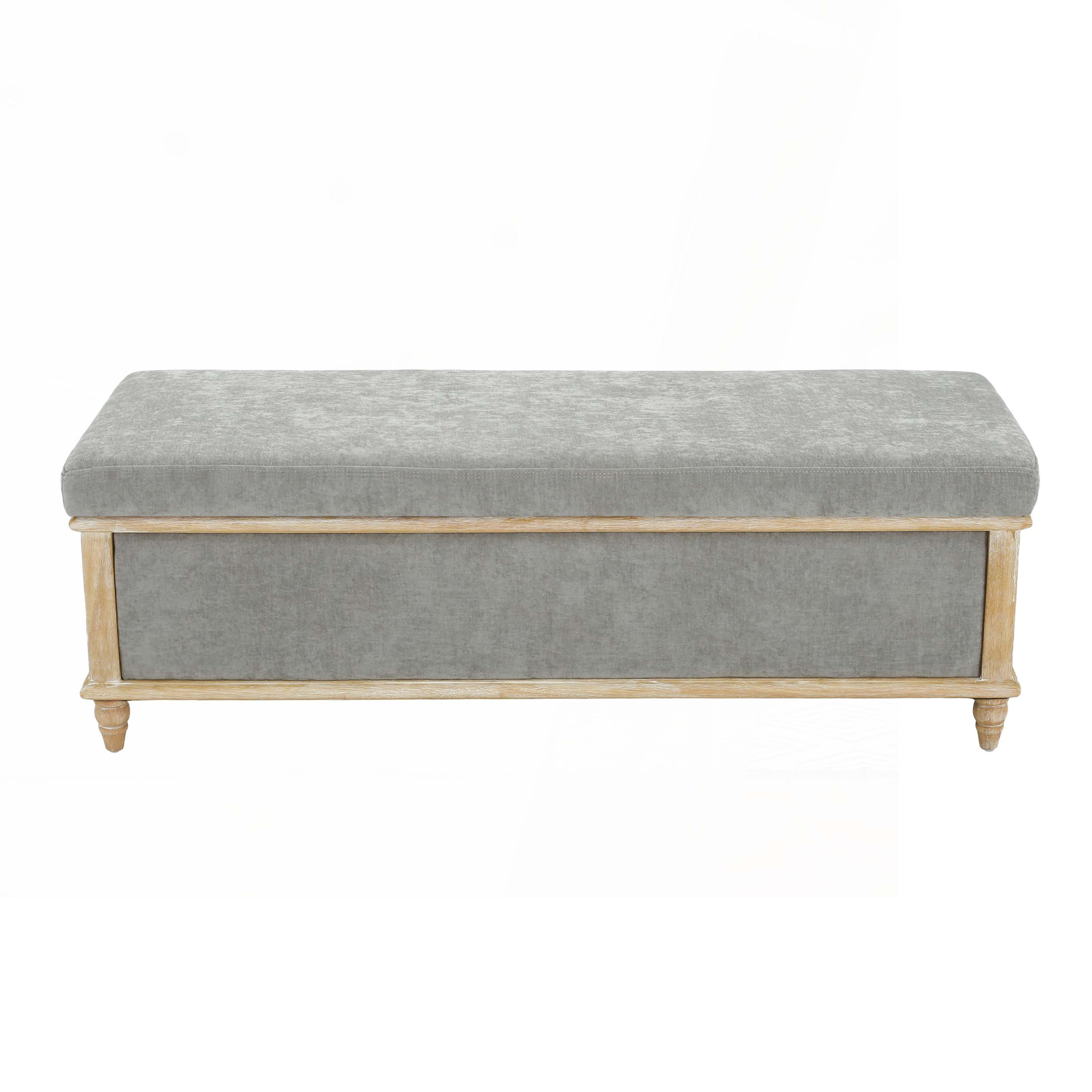 One Allium Way® Wood Shutter Storage Bench | Wayfair