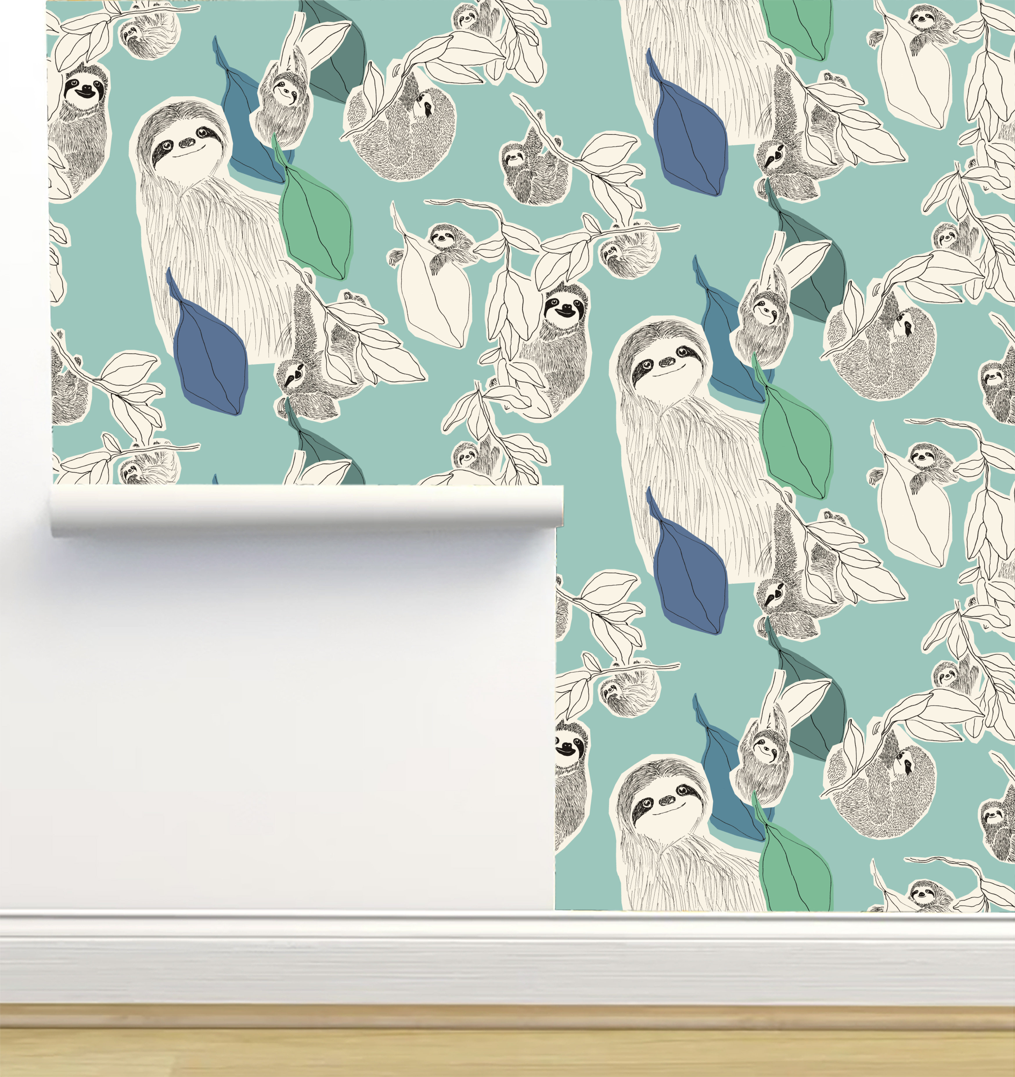 Limitless Walls Nenyasha Peel & Stick Floral Wallpaper - Wayfair Canada