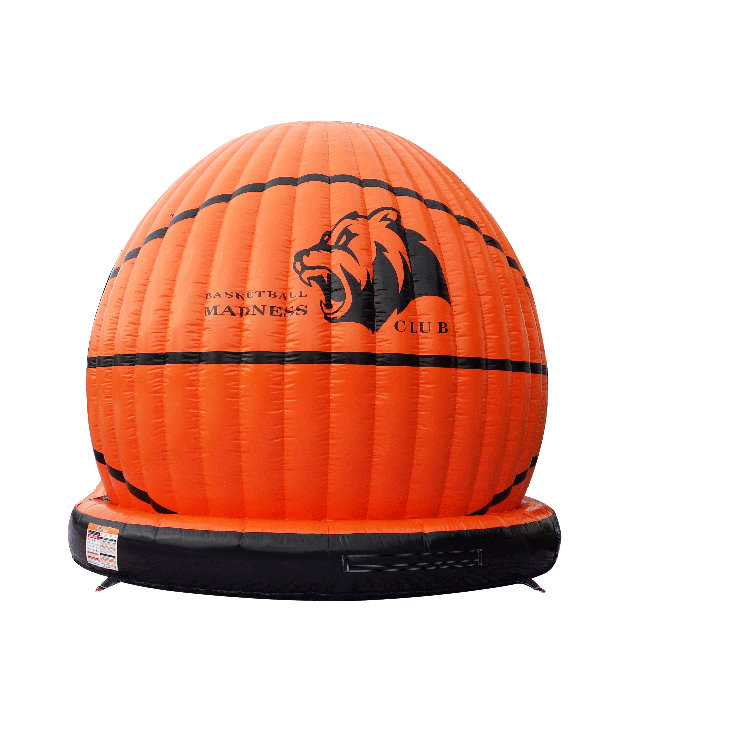 JumpOrange Basketball Madness Disco Dome Bounce House Inflatable for ...