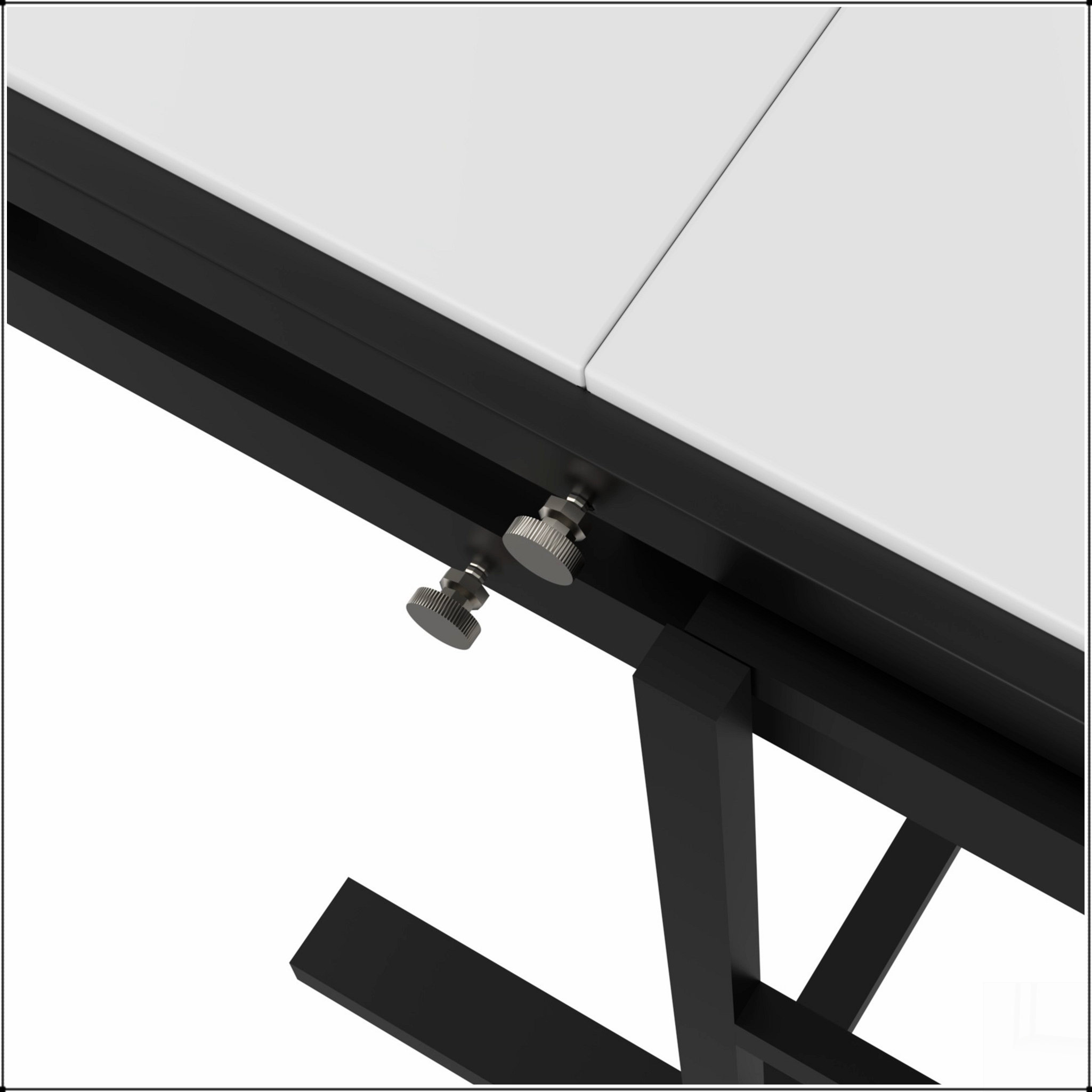 Ebern Designs Solid Mahogany Wood Multifunction Convertible Dining ...