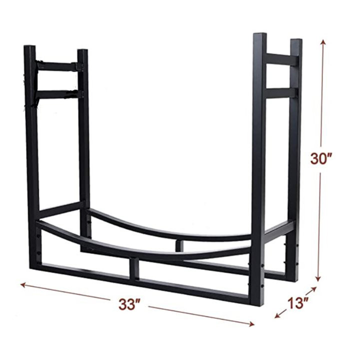 Outdoor Leisure Products 33'' W Metal Log Rack | Wayfair