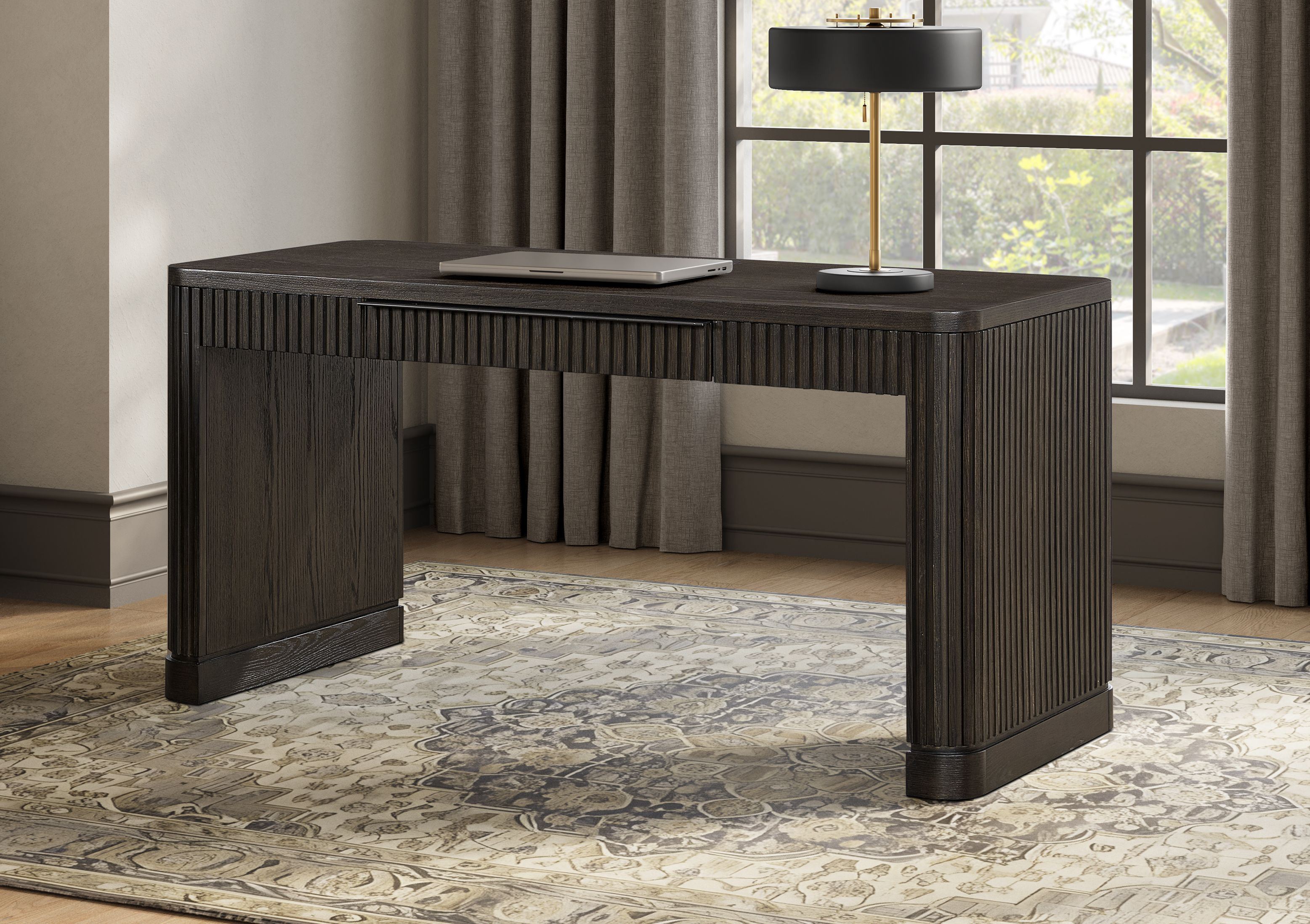 Latitude Run® Mikole Writing Desk, Executive Writing Desk, Writing ...