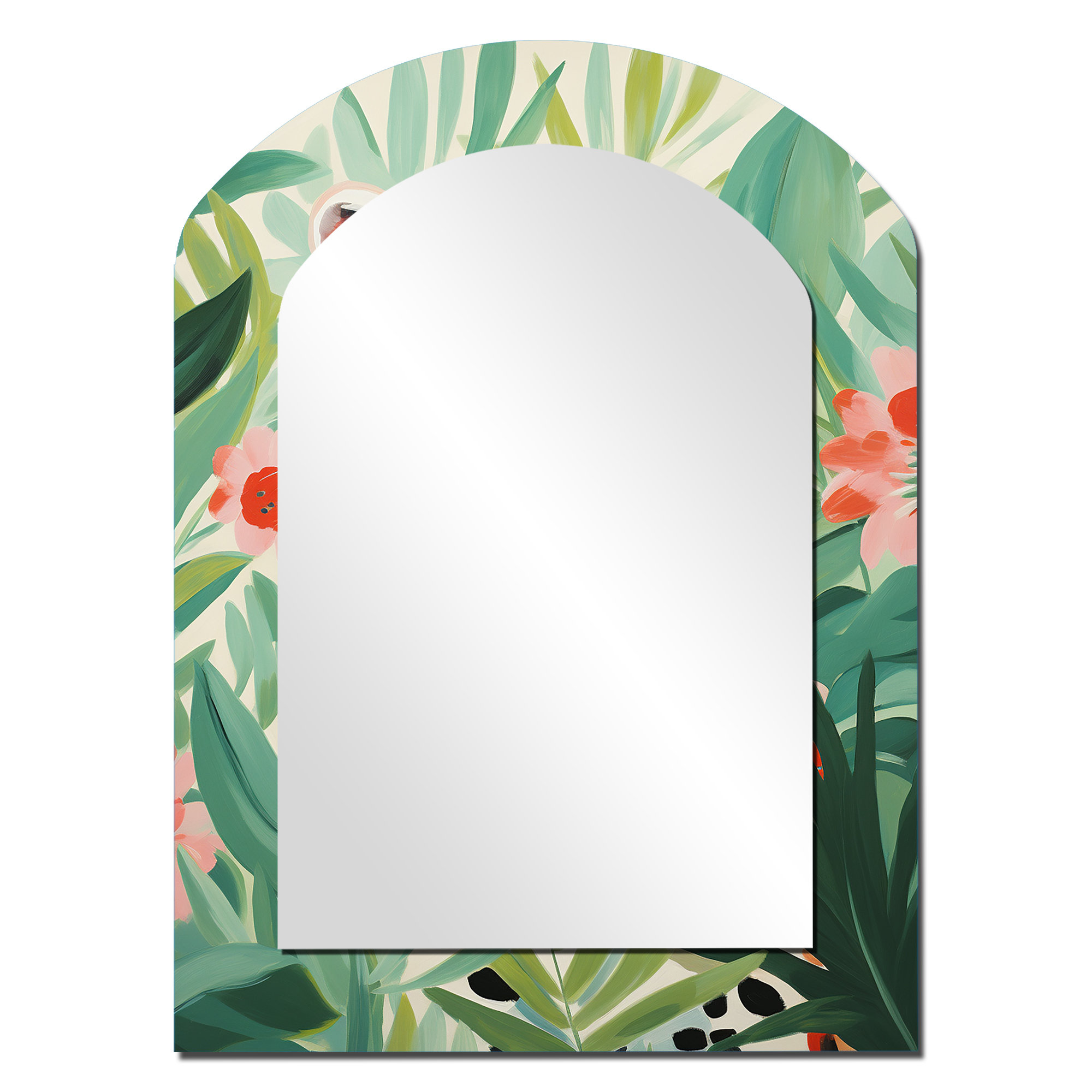 Dakota Fields Green and pink Leopard tropical elegance II - Leopard ...