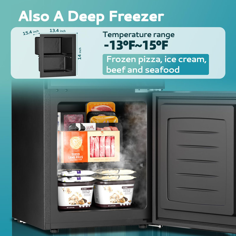 LoochMee Double Door Mini Fridge - Wayfair Canada