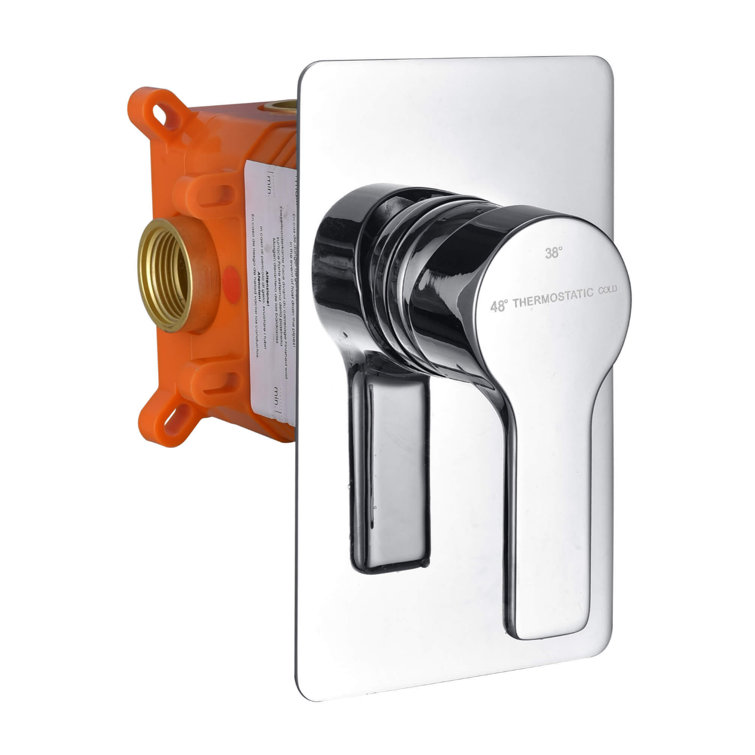 RAK Ceramics Single Concealed Thermostatic Shower Valve | Wayfair.co.uk