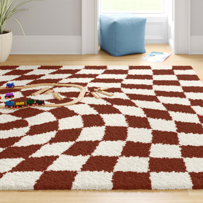 Hashtag Home Aislinn Checkered Rug & Reviews | Wayfair