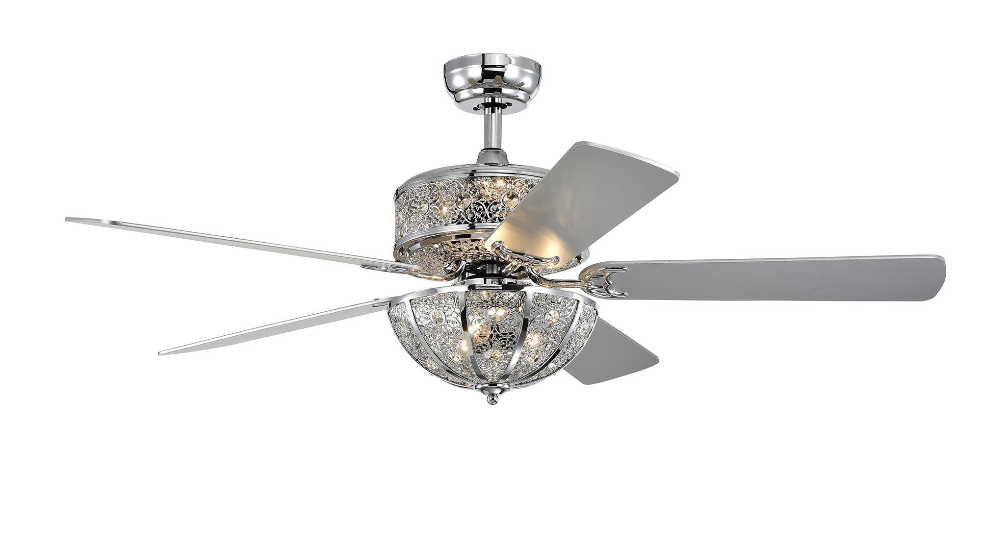 Rosdorf Park 52" Desaree 5 - Blade Ceiling Fan with Remote Control and ...