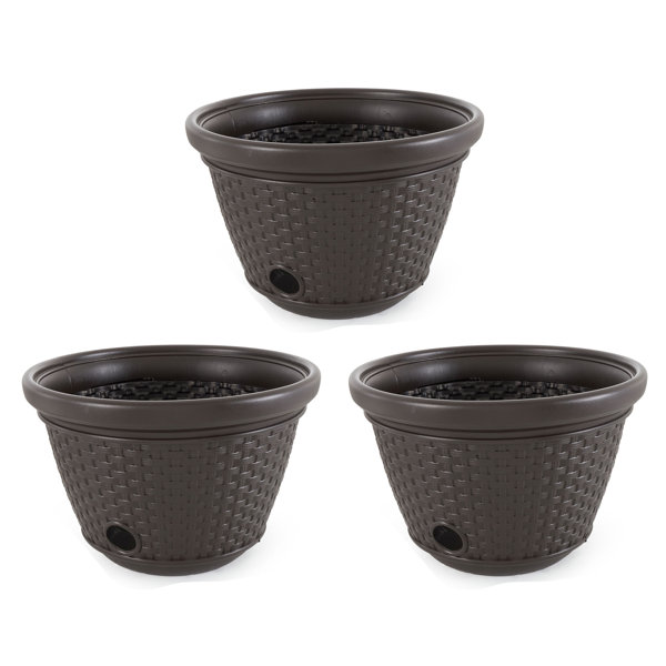 Suncast Resin Freestanding Hose Pot | Wayfair