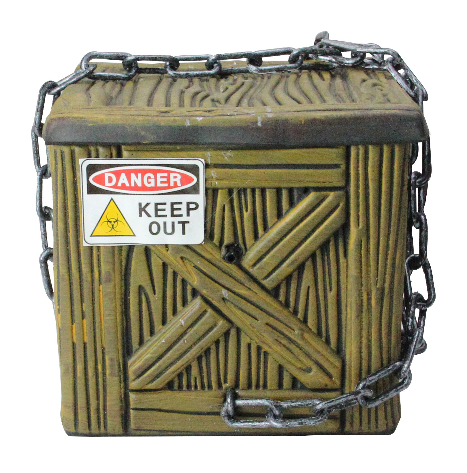 Northlight Seasonal 6" Brown and Black Geometric Square Chained Shaking ...