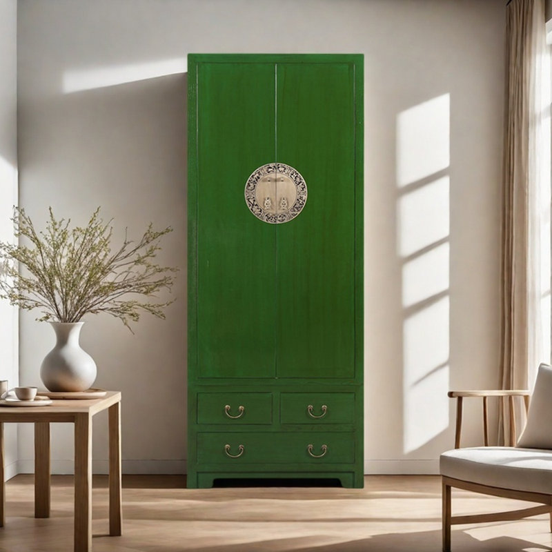 Parttlion Chinese style classical bedroom wardrobe | Wayfair