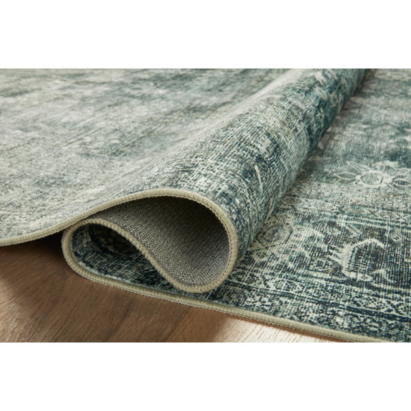 Magnolia Home By Joanna Gaines X Loloi Banks Machine Washable Blue ...