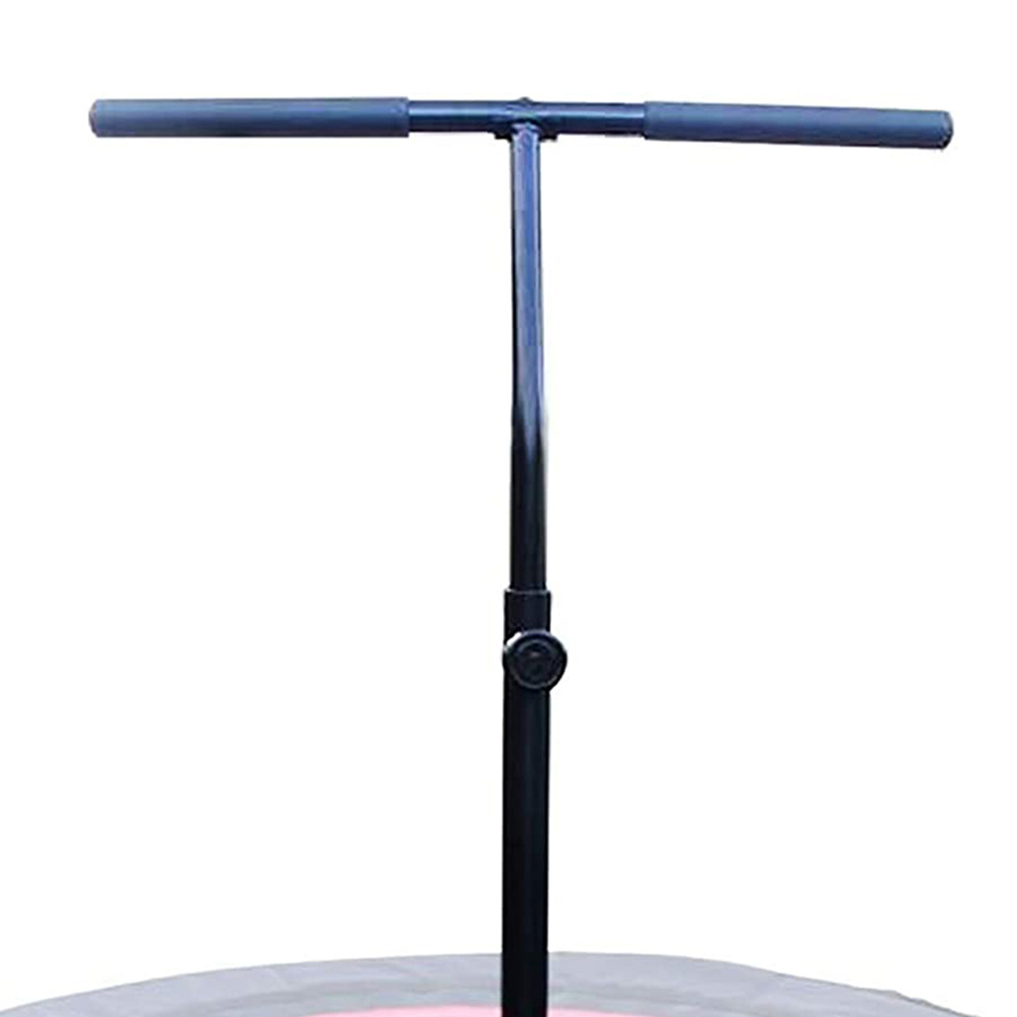 LEAPS & REBOUNDS 48" Adjustable Stability Bar w/ 48" Fitness Trampoline ...