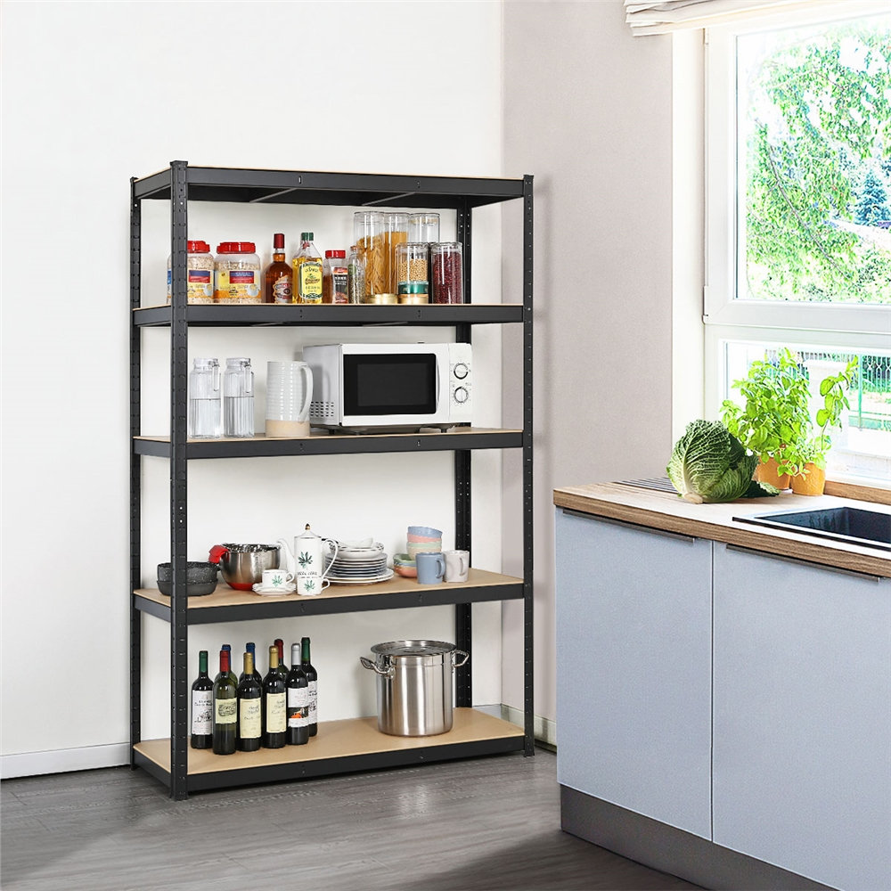 17 Stories 71" H x 47" W x 18" D 5-Tier Storage Shelving Adjustable ...
