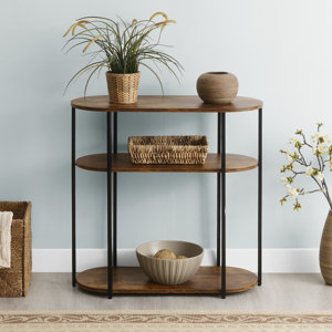 Ebern Designs Ramos 3 Tier Oval Entryway Hall Table & Reviews | Wayfair