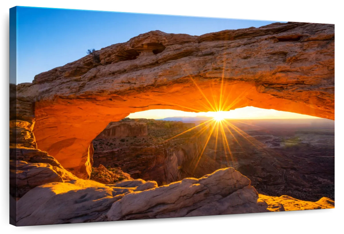 Ebern Designs Kavia Mesa Arch Sunrise Canyonlands National Park | Wayfair