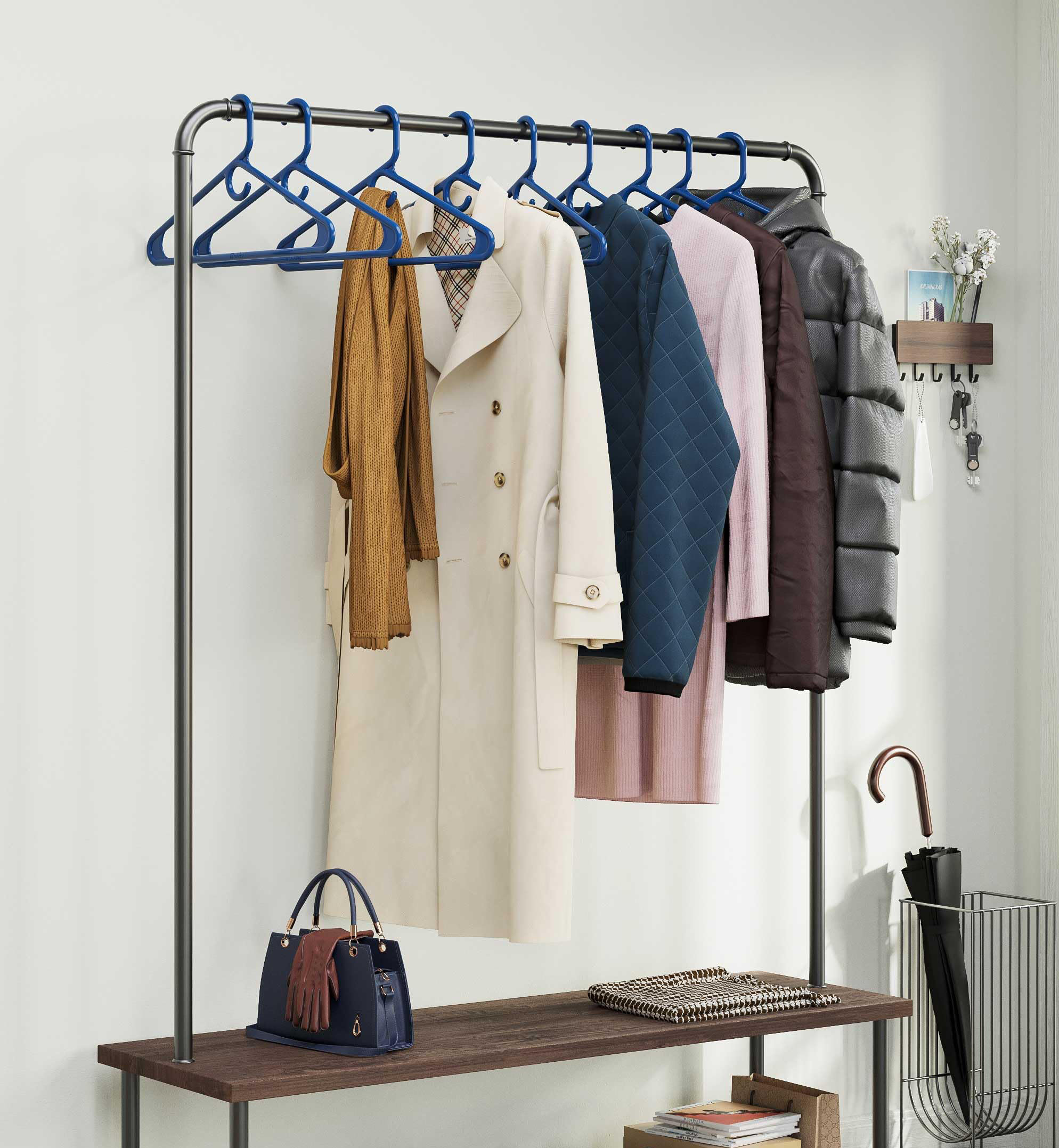Rebrilliant Rabassa Plastic Standard Hanger | Wayfair