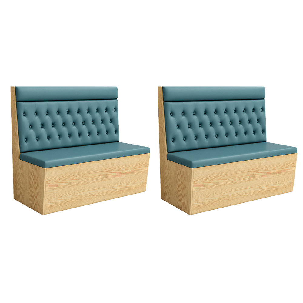 Canadian Linen Modern Simple Cafe Restaurant Bench With Storage Storage ...